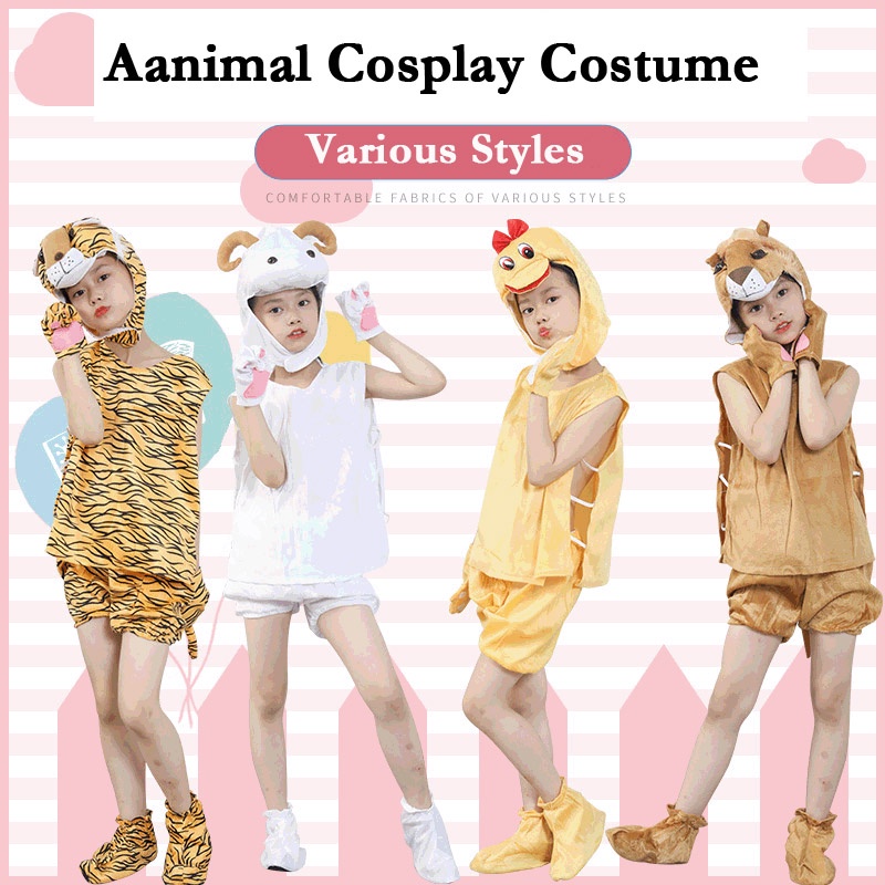 Cute Kids Baby Animal Dinosaur Costume Suit Monkey Duck Goat Cow Rabbit ...
