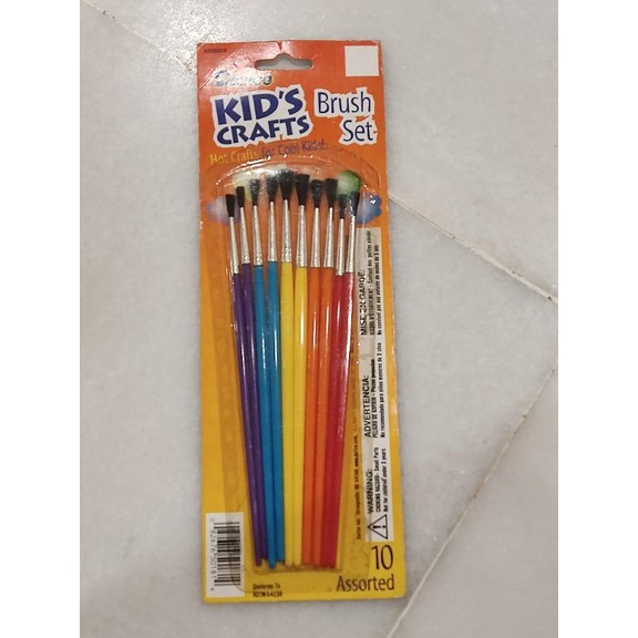 Craft Brush Set (10pc) | Shopee Singapore
