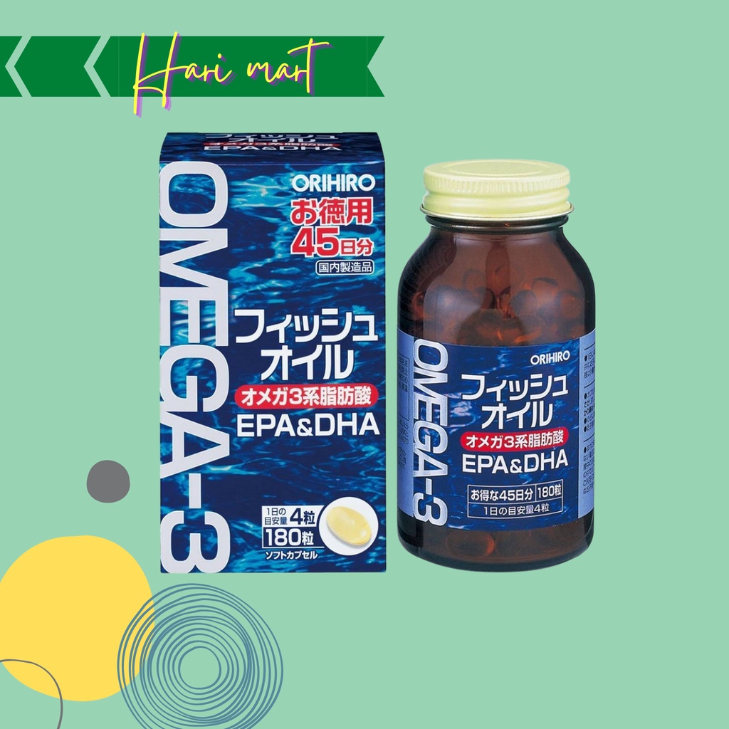 Japanese Omega 3 Orihiro Fish Oil supports brain, eyesight, and ...