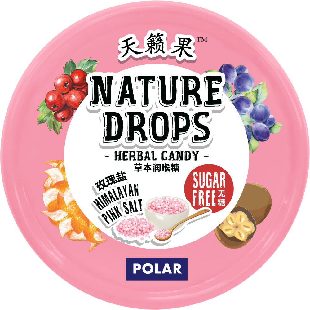 Polar Nature Drops Herbal Candy Himalayan Pink Salt 60g | Shopee Singapore