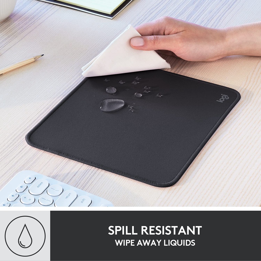 Logitech Mouse Pad Studio Series, Soft, Smooth, Anti-Slip, spill-proof ...