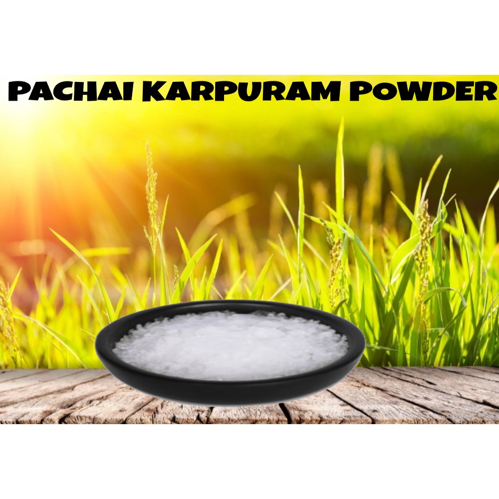 Pachai Karpuram Powder - 50g | Shopee Singapore