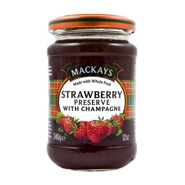 Mackays Strawberry Jam With Champagne 340g | Shopee Singapore