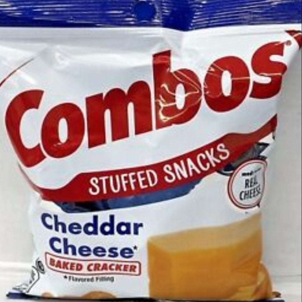 Combos stuffed snack - Cheddar cheese baked cracker 178.6g | Shopee ...