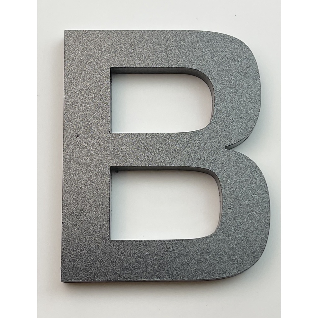 ALPHABET LETTERINGS IN MATT GREY ACRYLIC from A to Z | Shopee Singapore