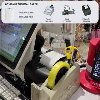 SG Receipt Paper Roll, Thermal Paper Roll, Coreless POS Receipt, Nets ...