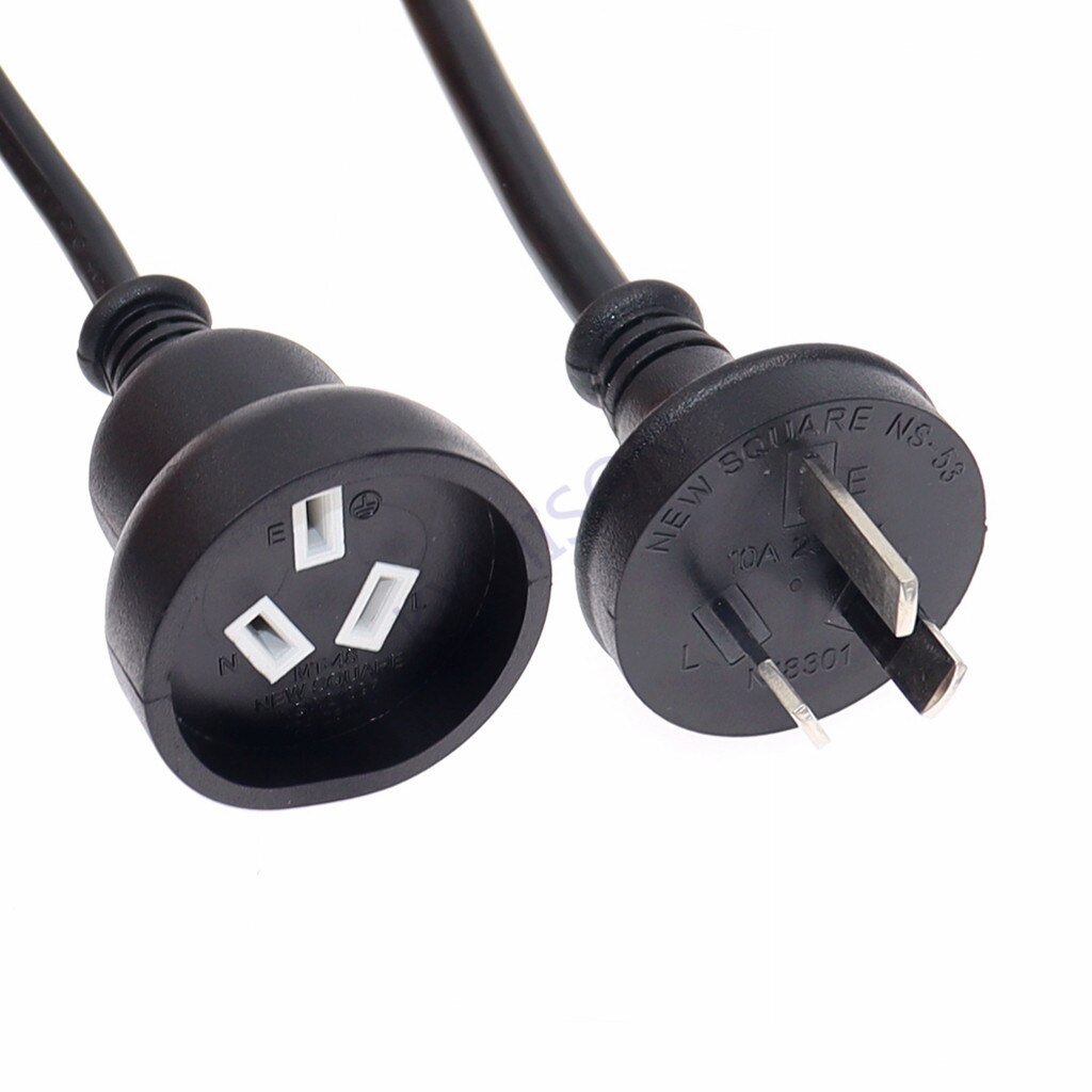 Power Male to Female Adapter Extension Cable Argentina/New Zealand ...