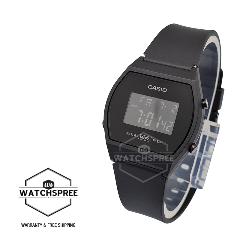 [Watchspree] Casio Ladies' Digital Black Resin Band Watch LW204-1B LW ...