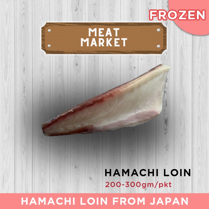 FROZEN HAMACHI YELLOW TAIL LOIN 200-300GM SASHIMI GRADE | Shopee Singapore