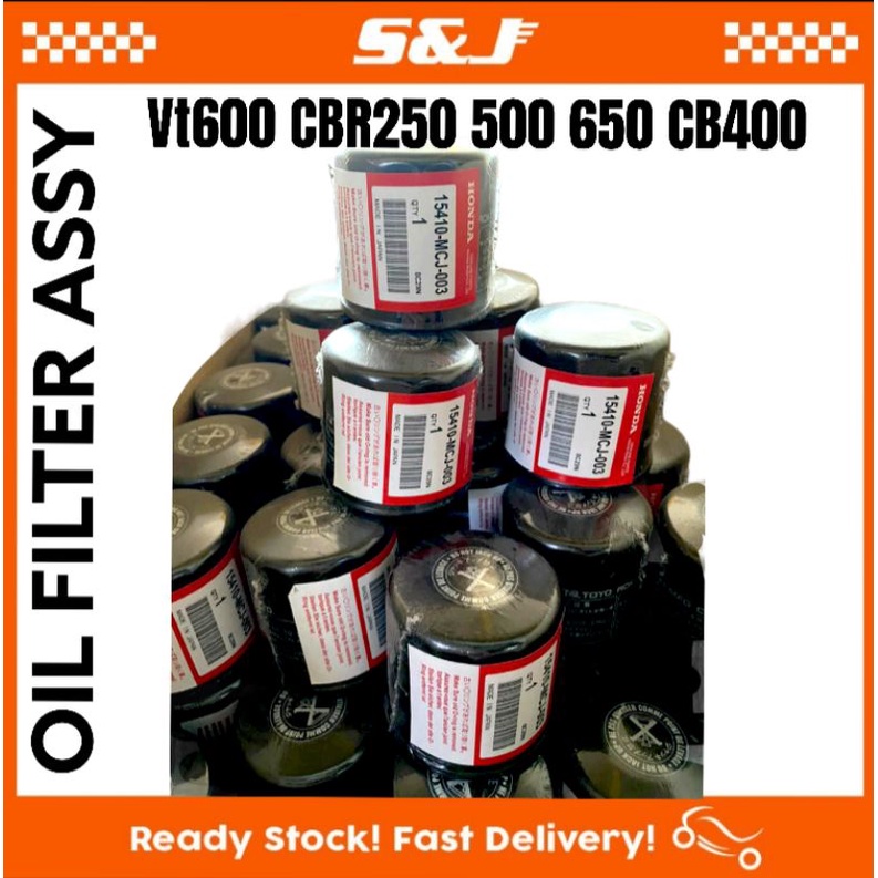OIL FILTER ASSY VT600 CBR 650 cb500 CB400 / CBR500 / CBR600 / CBR1000 ...