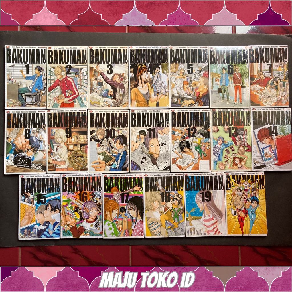 Komik Bakuman SET Vol 1-20 (ORI & Seal) | Shopee Singapore