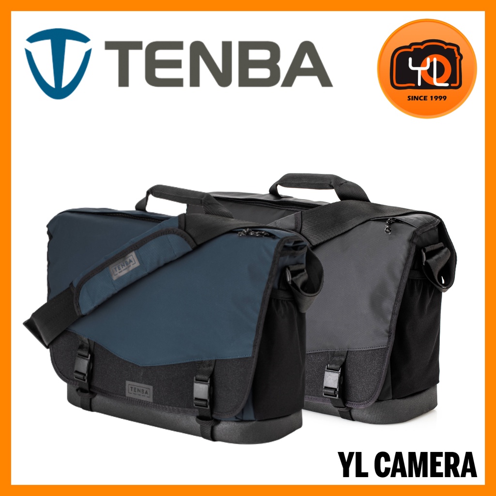 Tenba DNA 16 Slim Camera Messenger Bag (Black/Blue) | Shopee Singapore