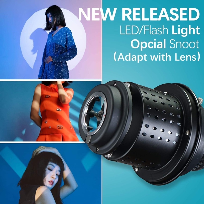 OT1 Bowens Mount Focalize Conical Snoots Photo Optical Condenser Art Special Effects Shaped Beam ...