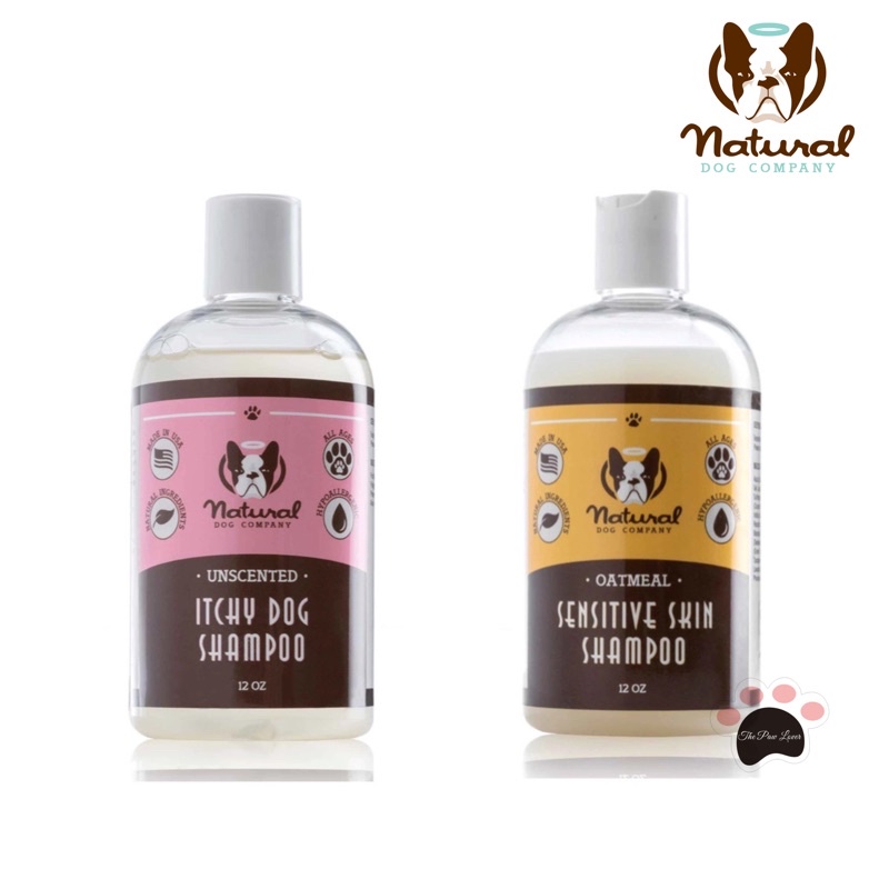 Natural Dog Company Itchy Dog Shampoo | Oatmeal Sensitive Shampoo (12oz ...