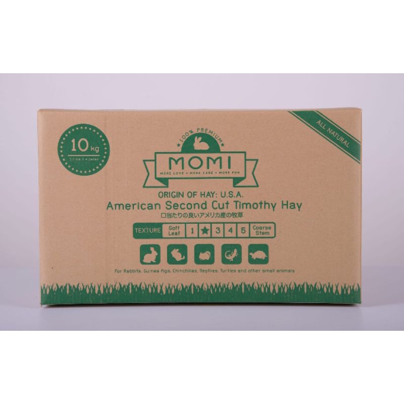 MOMI Timothy Second Cut Hay (10kg) | Shopee Singapore