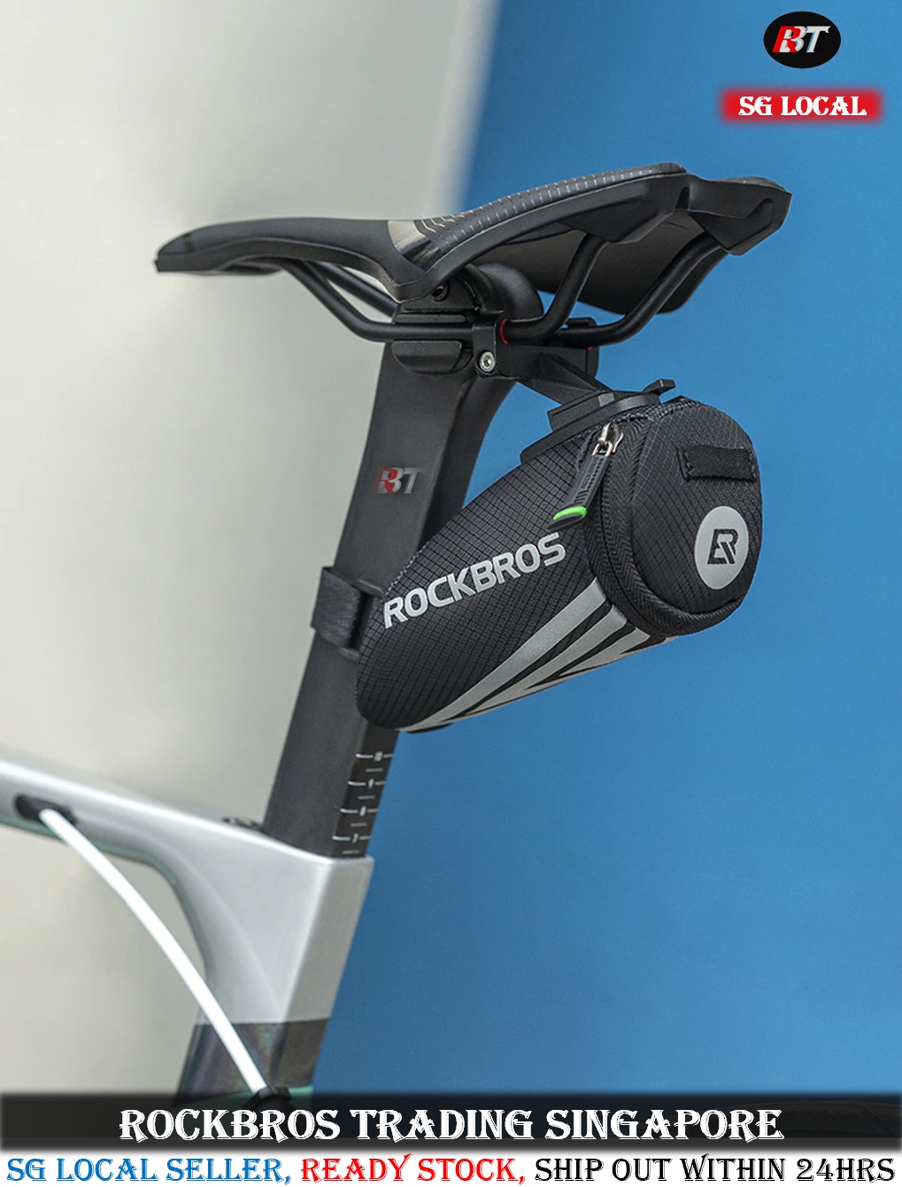 [SG ] RockBros bag rockbros Saddle bag bicycle saddle bag bicycle seat ...