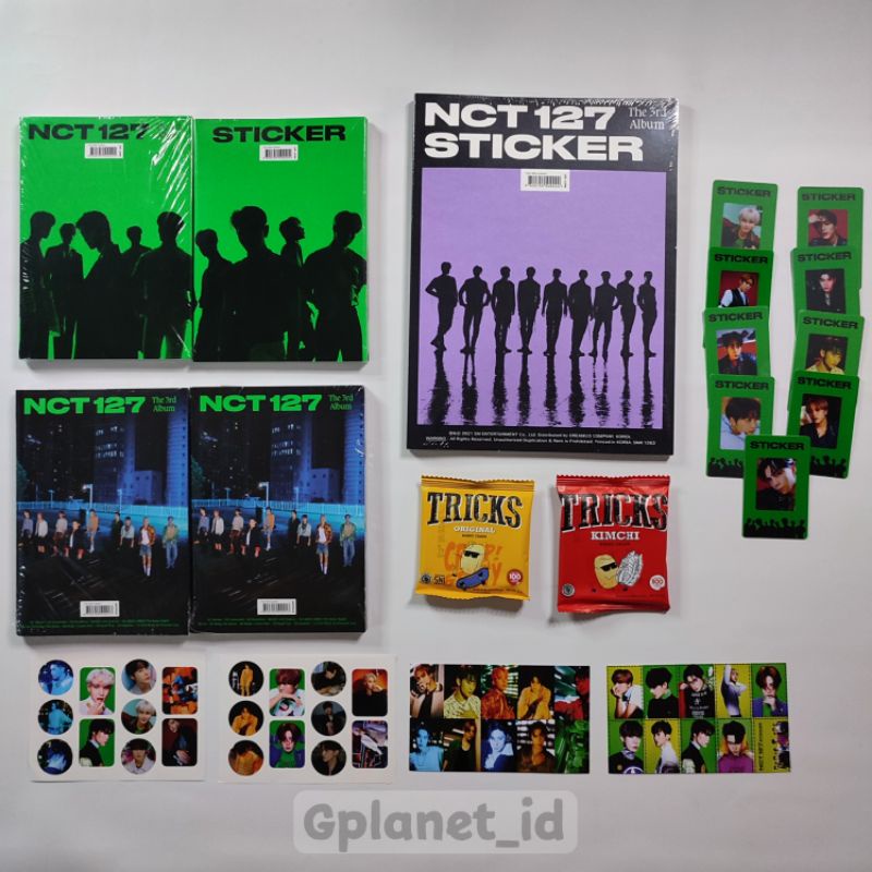Nct 127 STICKER Album, SEOUL CITY, STICKY Photobook ver | Shopee Singapore