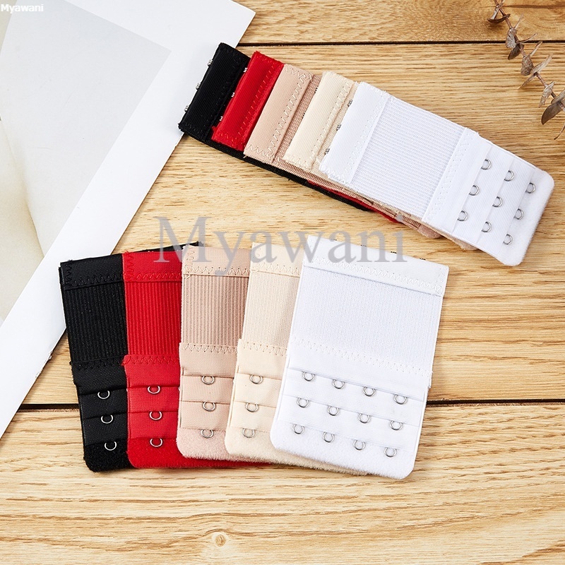 2/3/4 Hooks 3 Rows Elastic Stretchy Bra Extension 3 Hooks Anjal ...