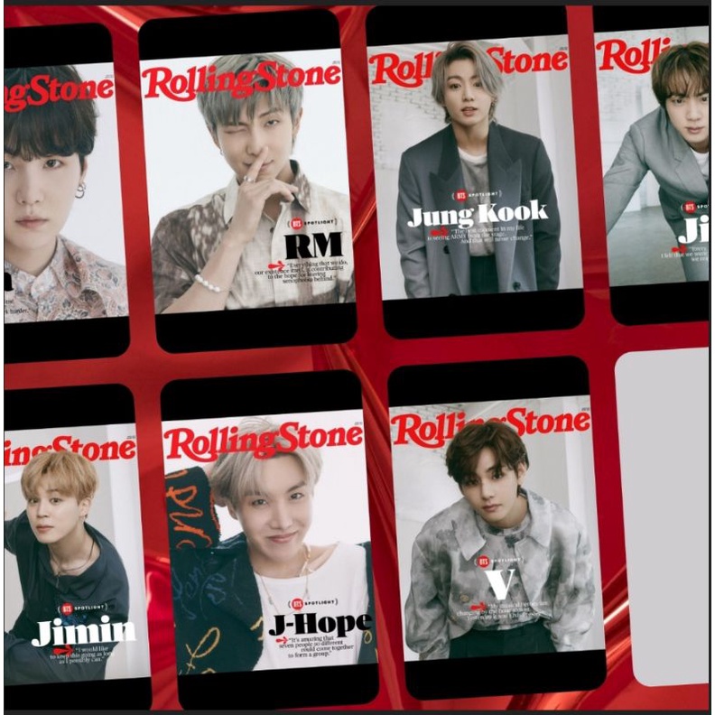 Bts Rolling Stone 2021 Photo Pack | Shopee Singapore