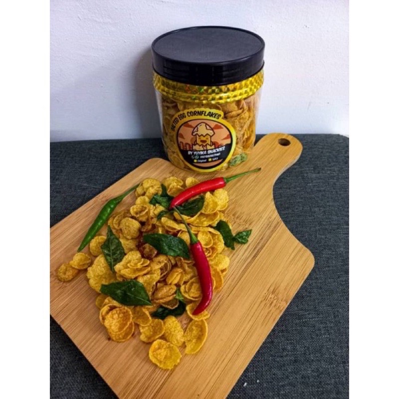 Salted Egg Cornflakes/ Cornflakes Telur Masin/ Cornflakes Salted Egg ...