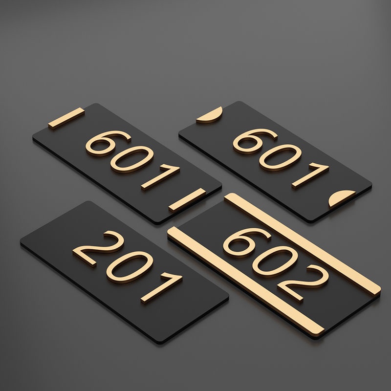 Customised Unit Sign door sign/unit number signage Customised Door Unit ...