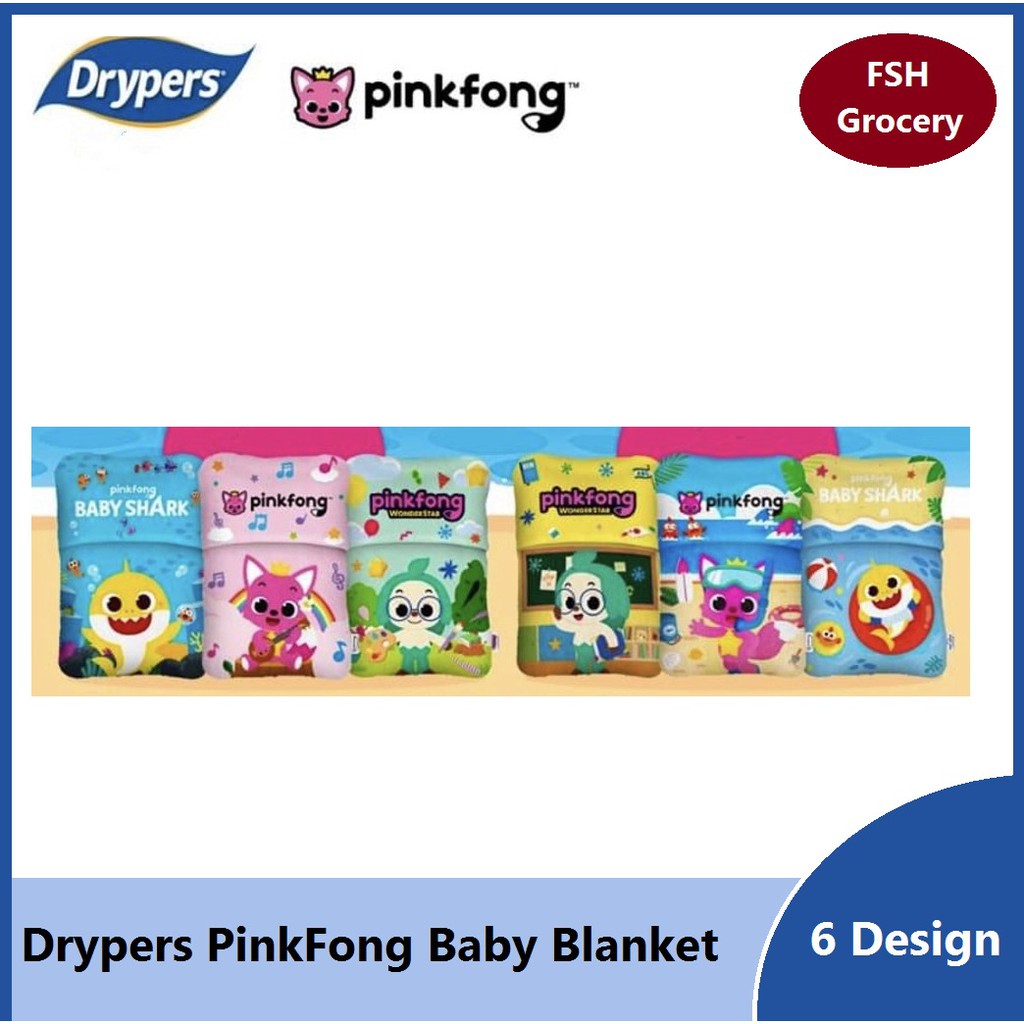 Drypers PinkFong Baby Blanket/Thermal Lunch Bag | Shopee Singapore