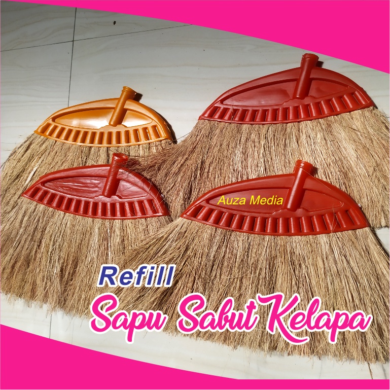 Refill Coconut Fiber Broom | Handleless Coconut Fiber Broom | Shopee ...