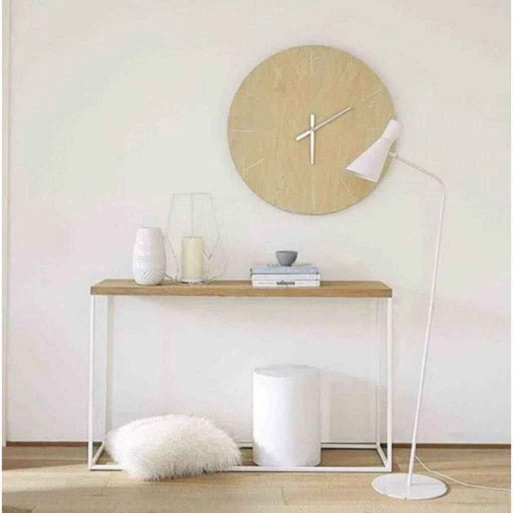 Urban Mood AXLE Scandinavian Solid Wood Hallway Console (Natural Oak ...