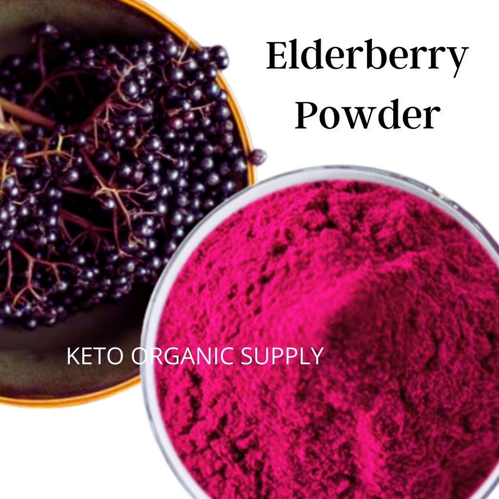 Elderberry Powder 250g 接骨木 果粉 Sambucus Fruit Juice Powder Raspberry ...