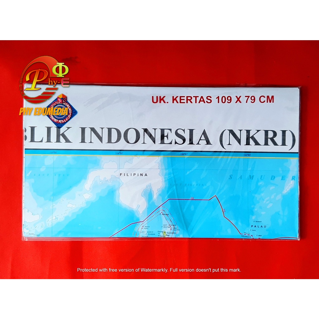 Folding Map Of The Republic Of Indonesia/Map Of Indonesia Folding/Map ...