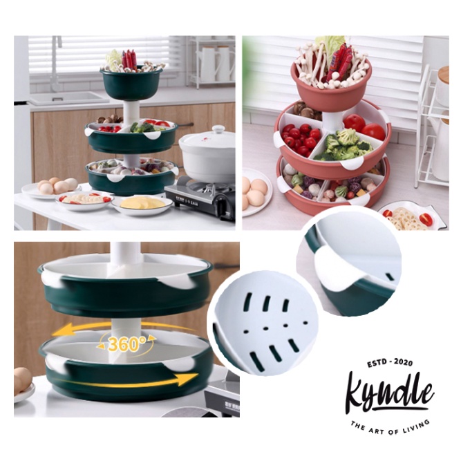 Hot Pot Food Organizer CNY Steamboat Platter Multi Tier Layer Tray ...