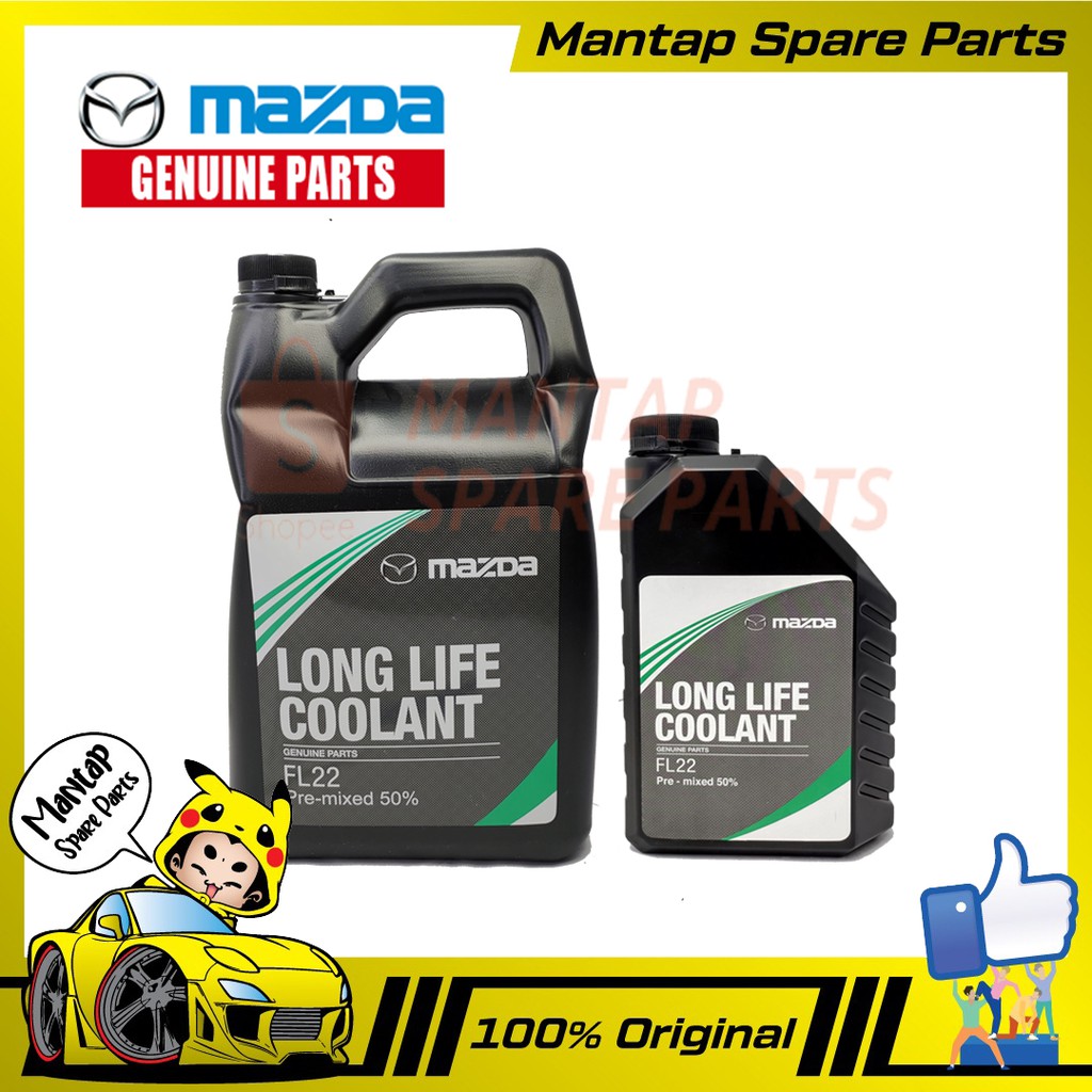 MAZDA PARTS LONG LIFE COOLANT FL22 - GREEN COLOR (PRE-MIXED 50%) 1 ...