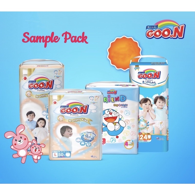 Sample Pack Goon Pants Diapers - Goon Friend and Goon Premium Mommy ...