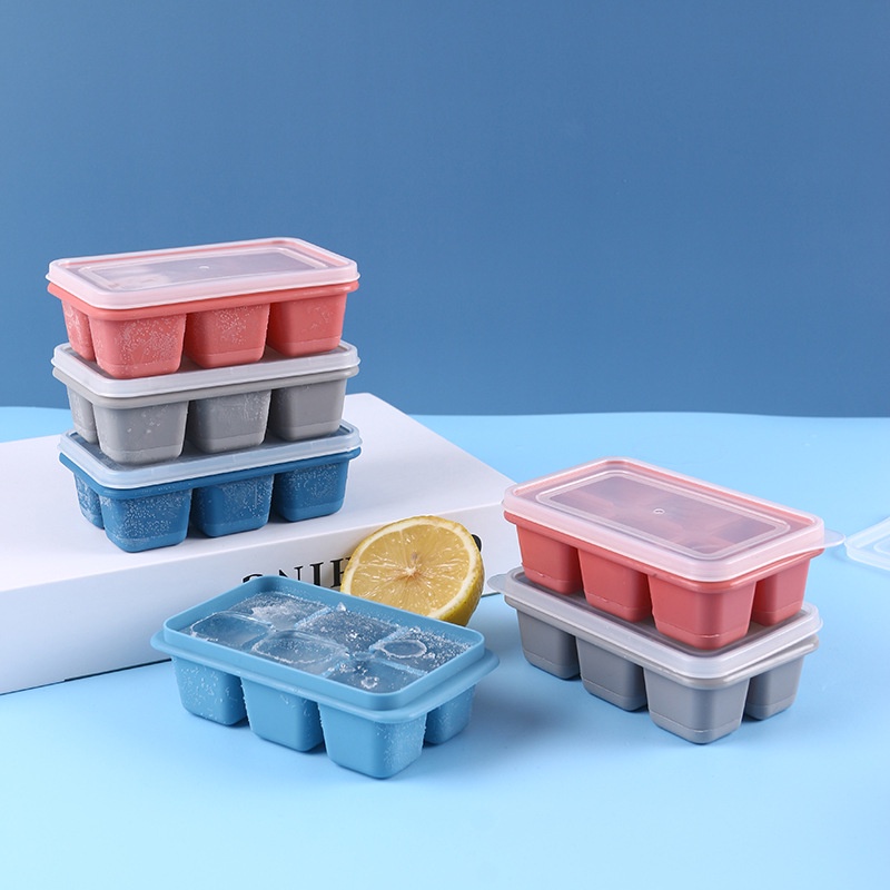 Silicone Ice Cube Mold Box Ice Maker Frozen Mold Quick Freezer | Shopee ...