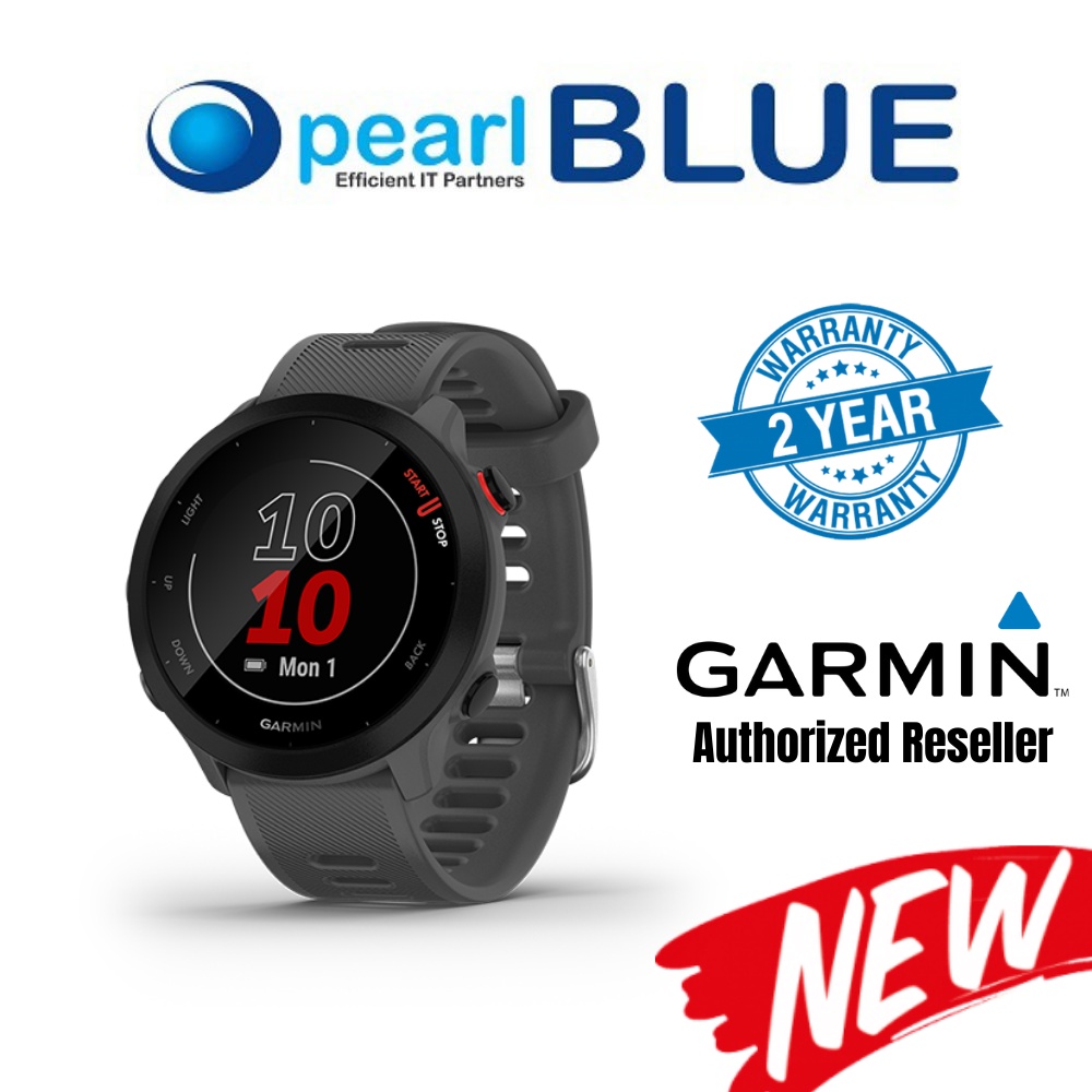 [READY STOCK] Garmin Forerunner 55 Monterra Grey GPS Running Smart ...