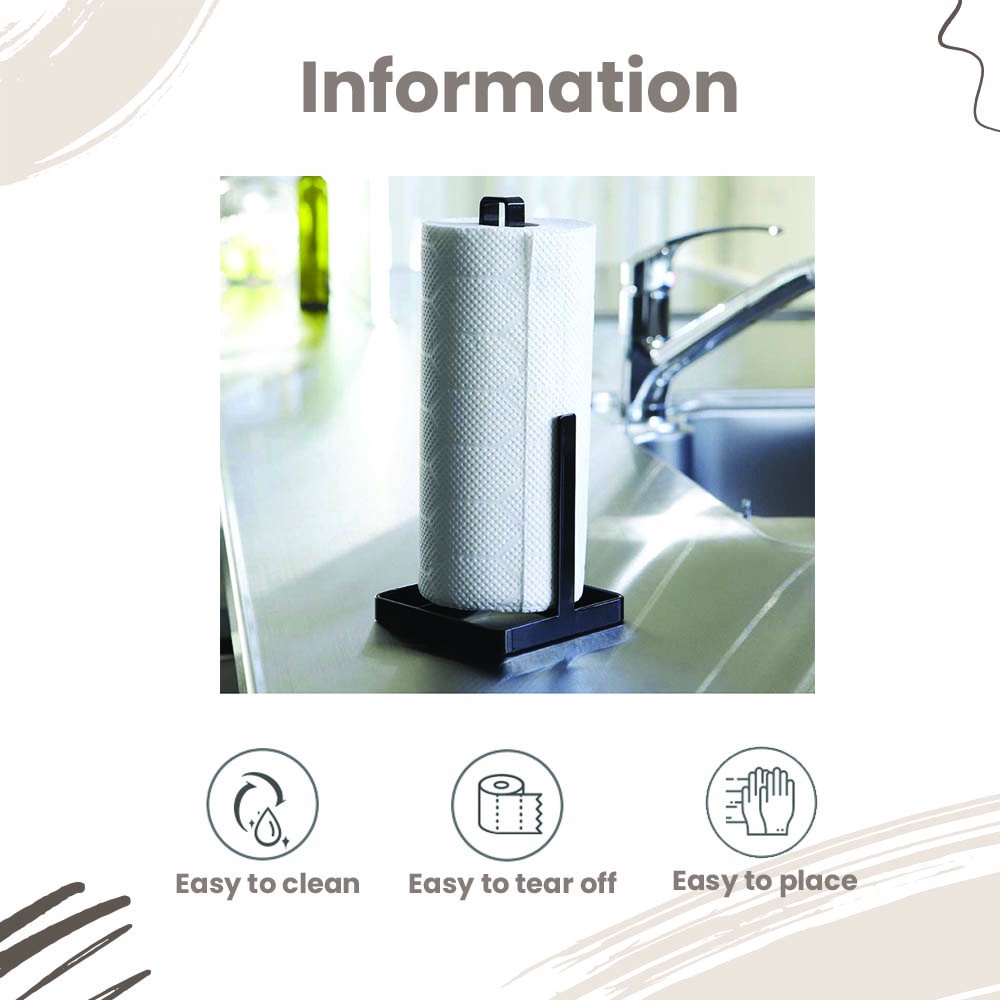 Innohut Square Kitchen Tissue Holder Countertop Paper Towel Stand ...