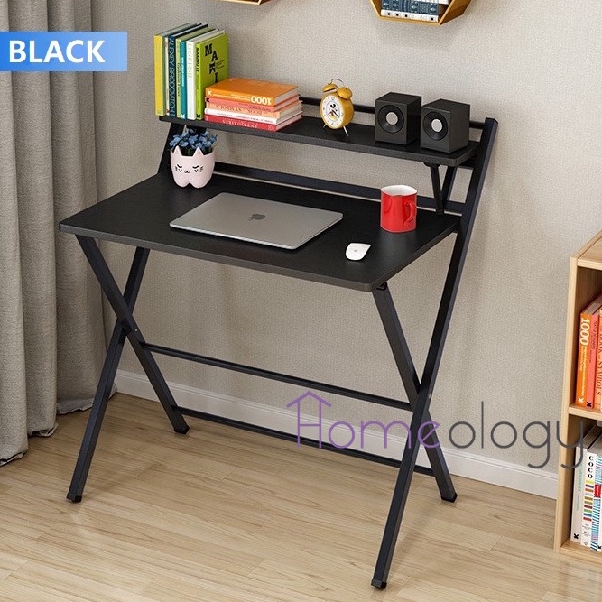 Foldable Table Space Saving Rectangle Laptop Tables Study Desk Dining ... Foldable Table Space Saving Rectangle Laptop Tables Study Desk Dining ...