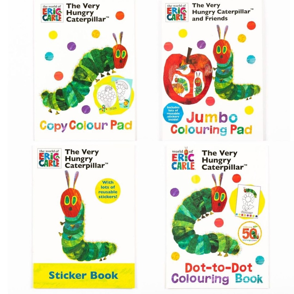 The Very Hungry Caterpillar/Dot To Dot Colour/Copy Colour Pad/Jumbo ...