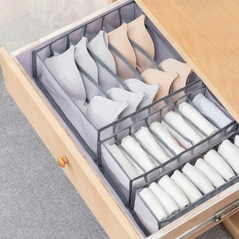 HOMELY Underwear Storage 3Pcs Drawer Closet Organizers Boxes for ...
