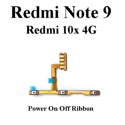 XiaoMi Redmi Note 9 / Redmi 10x 4G Power On Off Key Volume Button ...