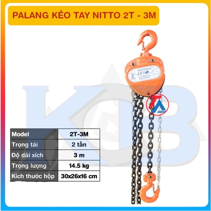 Nitto 2 Ton 3 Meter Hand Chain Hoist | Shopee Singapore