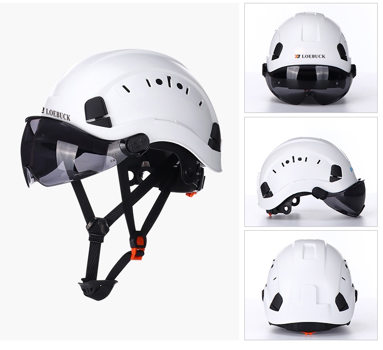 Safety Helmet ABS Breathable Construction Site Power Construction with ...