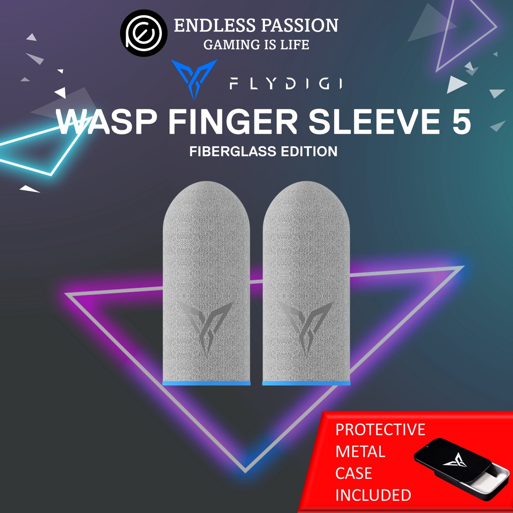 Flydigi Wasp Finger Sleeve 5 Fibreglass Edition (with case) | Shopee ...