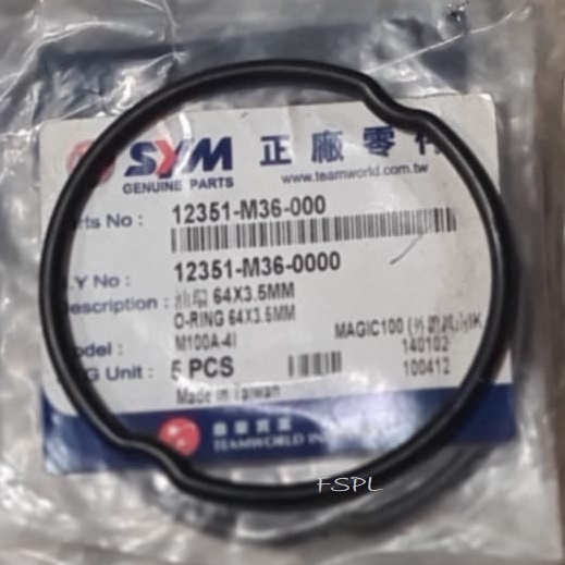 SYM GTS 200 O-rings (Genuine SYM Parts) | Shopee Singapore
