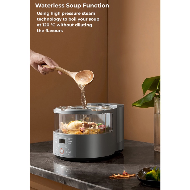 Cornell Steam Multi Cooker, Low Carb Rice Cooker and Waterless Soup ...