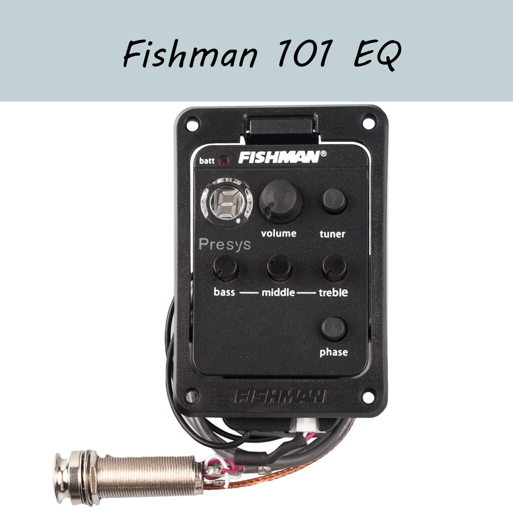 Fishman Presys 101 AERO Guitar Pickup Preamp EQ Tuner Piezo Equalizer System | Shopee Singapore