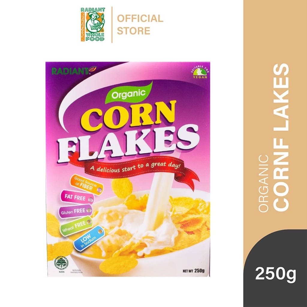 Radiant Organic Corn Flakes (250g) | Shopee Singapore