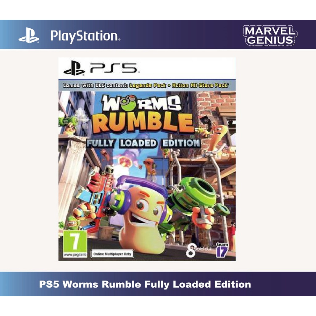 PS4 PS5 GAME Worms Rumble FULLY LOADED EDITION (ENG/CHN) | Shopee Singapore