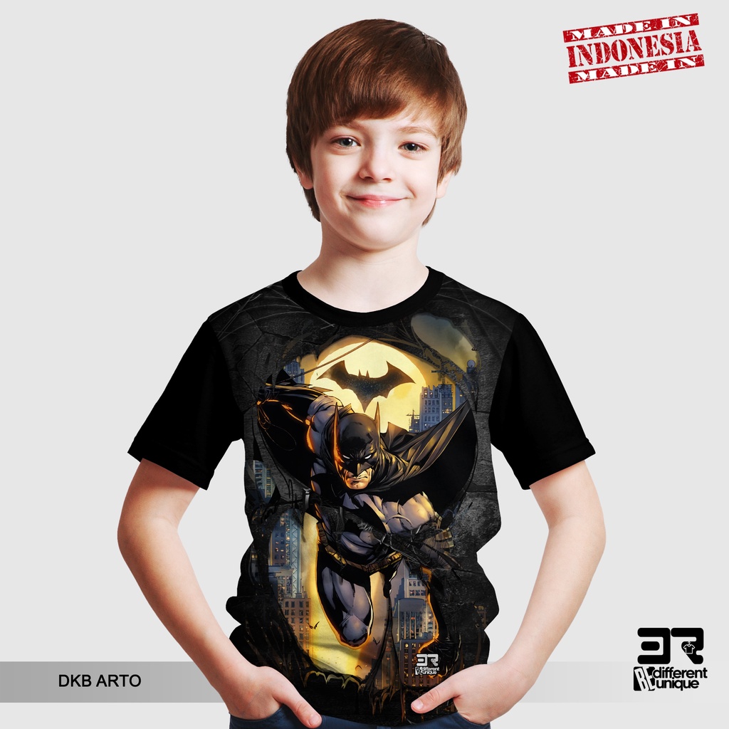 Children's DISTRO PRINTING T-SHIRTS SUPERHERO DARK BATMAN ART IMAGES ...