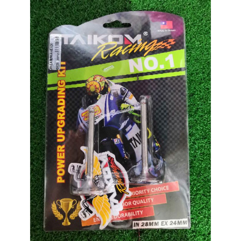 EX5 VALVE RACING TAIKOM IN/EX 24/28MM | Shopee Singapore